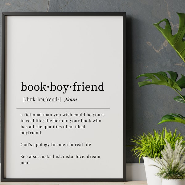 Book Boyfriend - Etsy