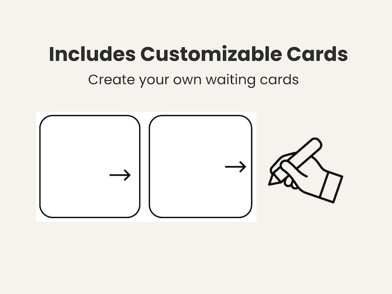 Waiting Visual Support Cards for Autism & ADHD Kids | Visual Waiting ...