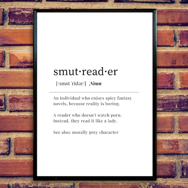 Smutty Bookish Art - Etsy