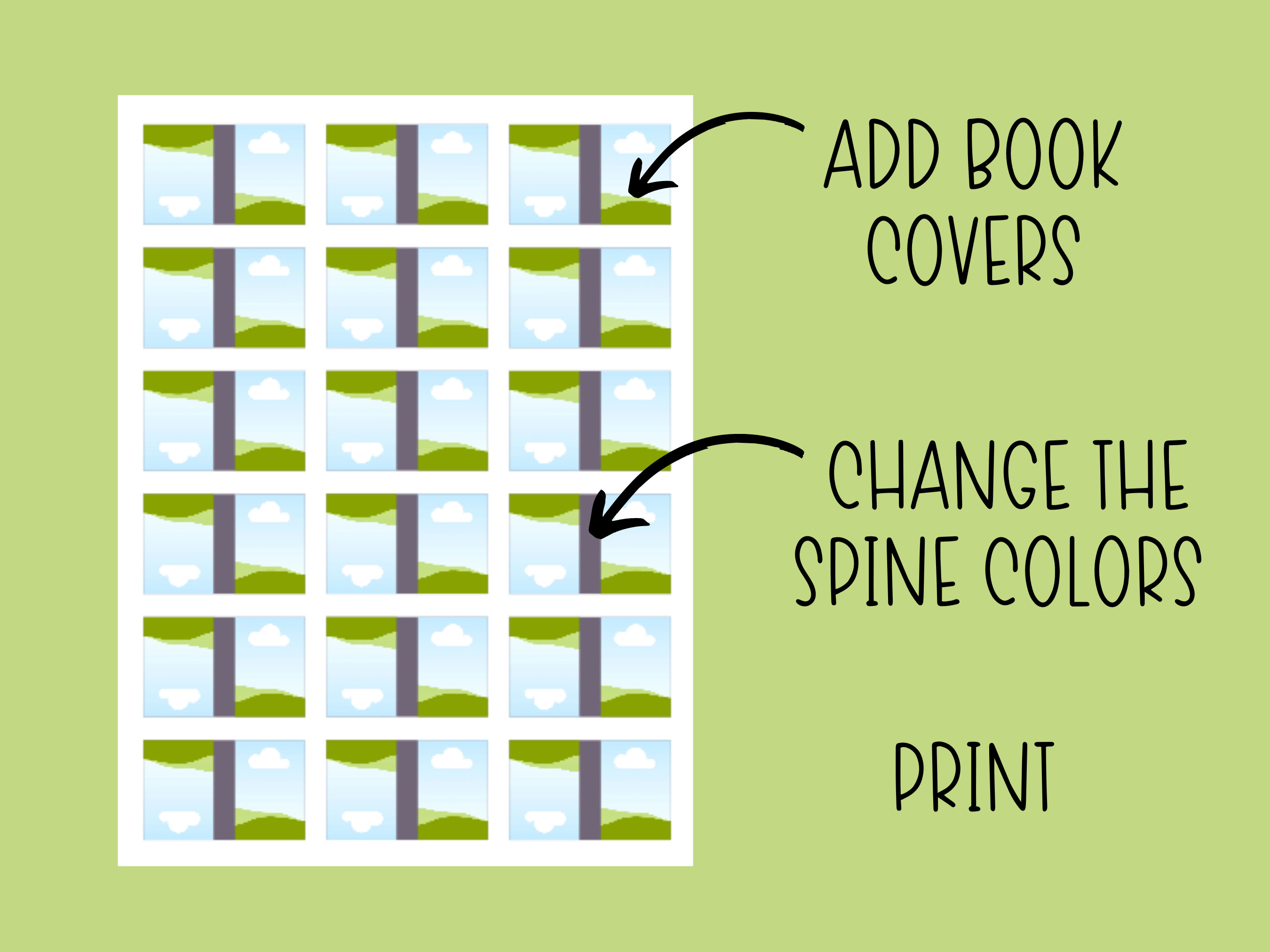 Mini Book Covers Editable Template Mini Books Canva - Etsy