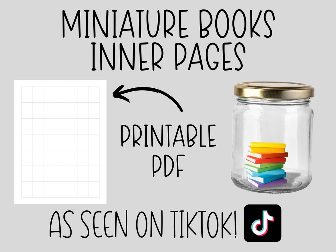 Miniature Books Inside Pages, Mini Books Inner Pages, Mini Size Book ...
