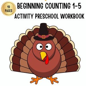 Thanksgiving Counting Pages, Preschool, Halloween Counting Activities ...