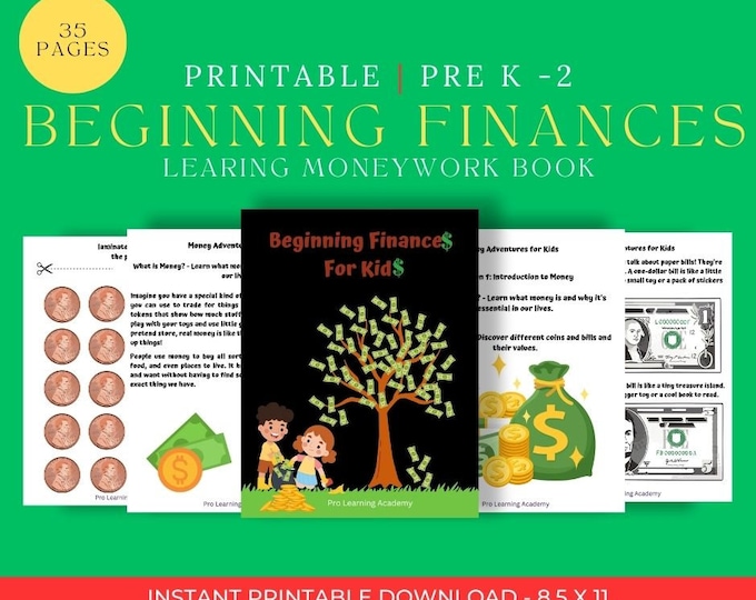 Kids Printable Money Activities for Financial Literacy - Etsy Canada