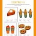 Thanksgiving Counting Pages, Preschool, Halloween Counting Activities ...