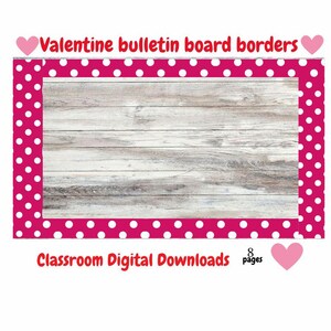 Preschool Printable Valentine Bulletin Board Boarders, Preschool ...