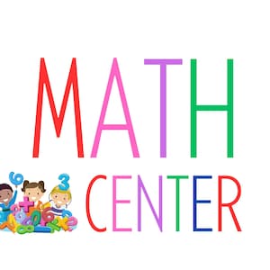 Preschool Classroom Signs, Instant Download Center Signs, Preschool ...