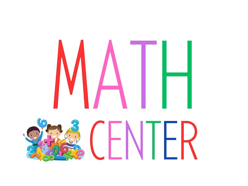 Preschool Classroom Signs, Instant Download Center Signs, Preschool ...