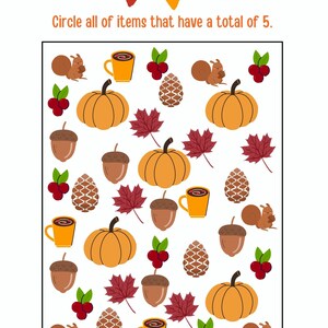 Thanksgiving Counting Pages, Preschool, Halloween Counting Activities ...