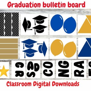Graduation Bulletin Board Kit, Preschool & Homeschool Daycare ...