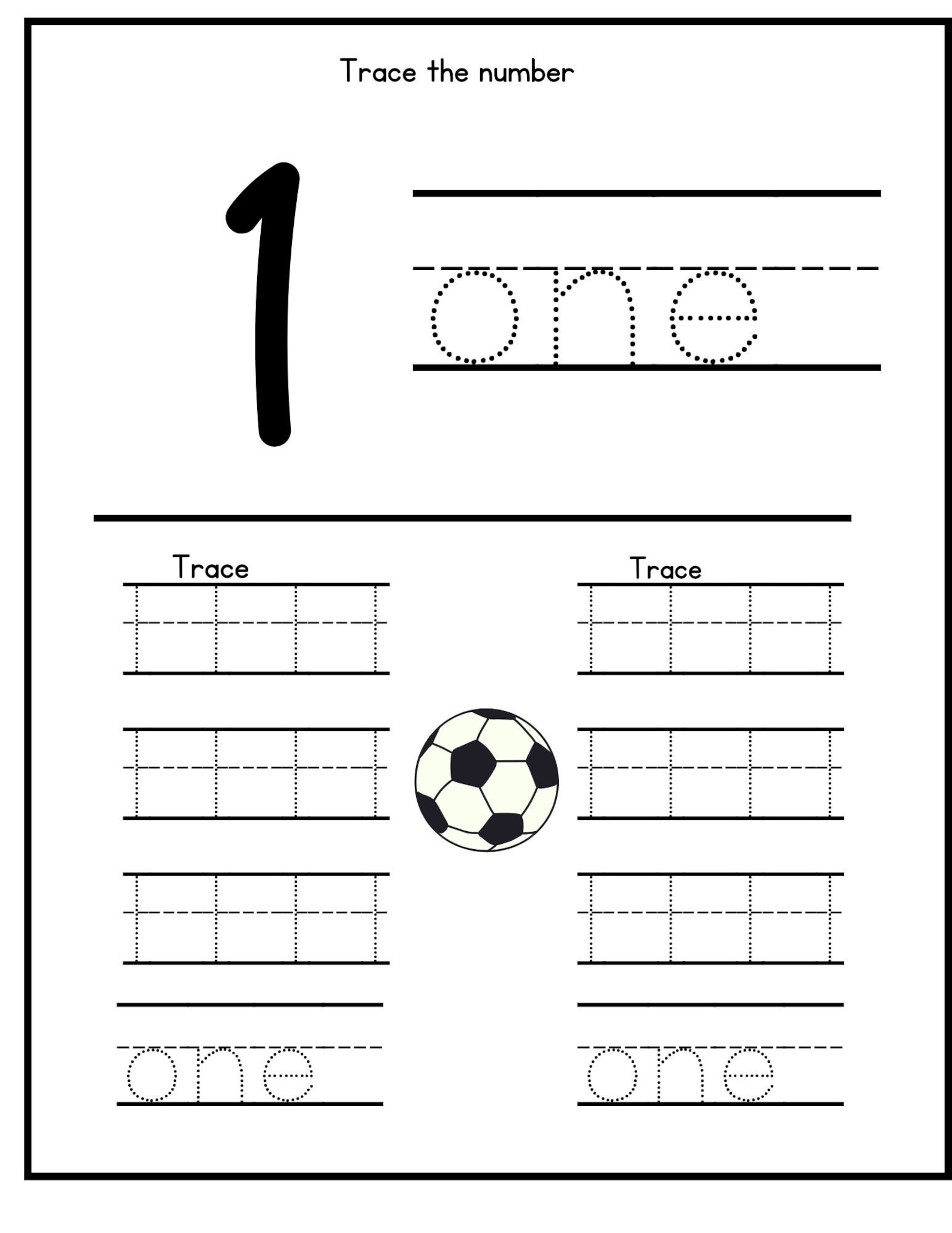 Preschool Numbers 1-10 Activity Book, Tracing Practice (PDF Pattern) - Etsy