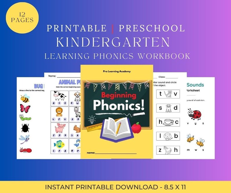 Preschool Bundle, Preschool Curriculum, Beginning Counting, Colors ...