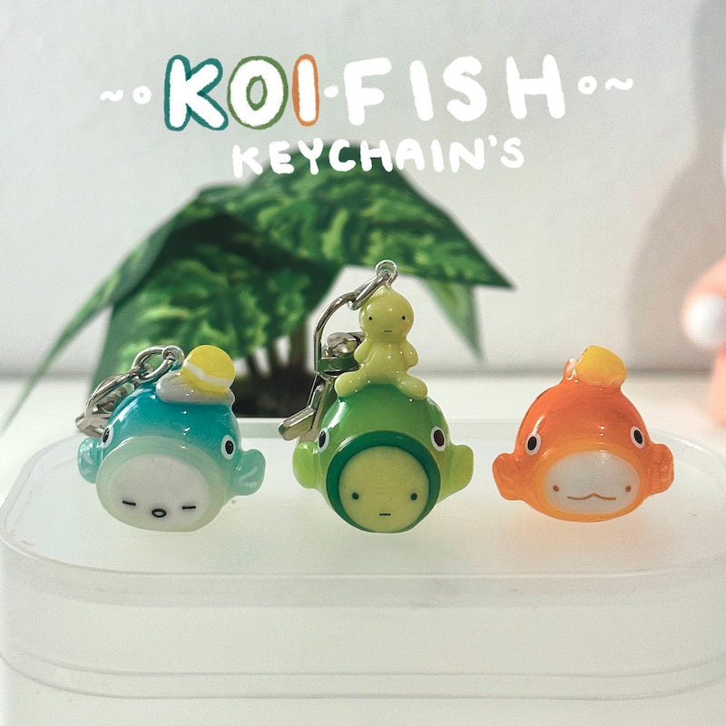 Fish Keychain - Etsy