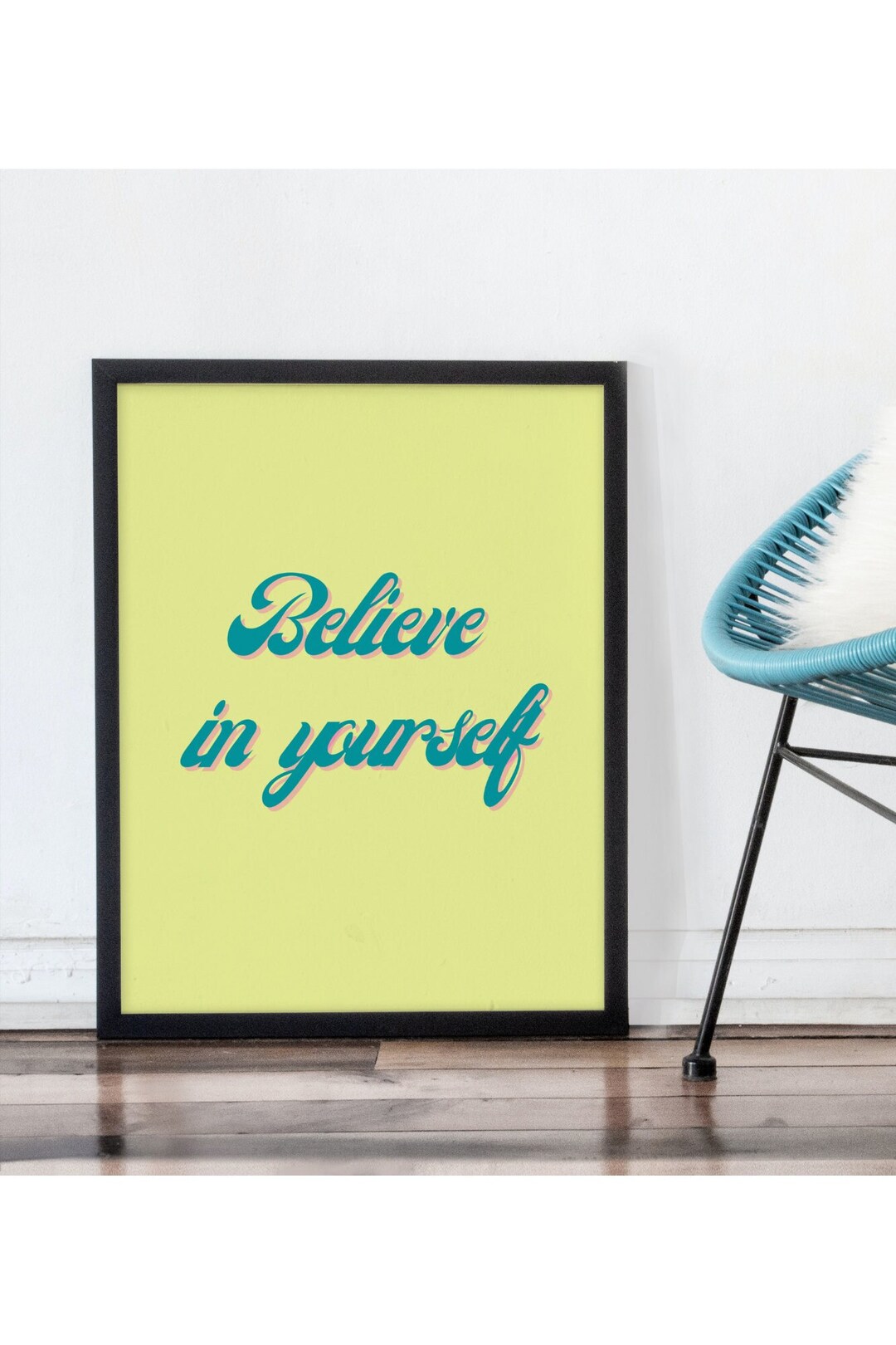 Believe in Yourself Poster Arts Crafts Wall Art Zen - Etsy