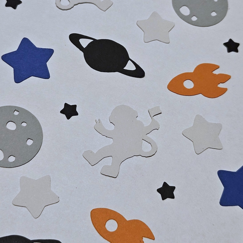 Space Decorations Birthday Party Confetti Table Scatter Outerspace ...