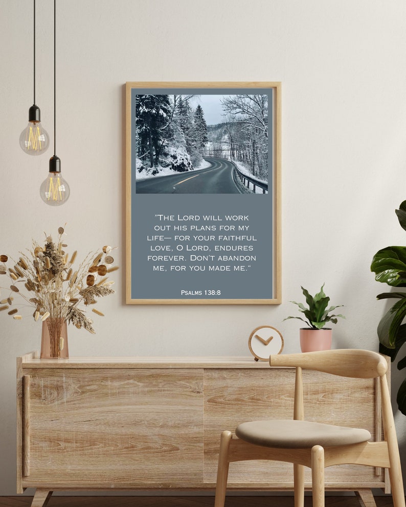 Winter Norway Landscape With Bible Verse (JPG Card) - Etsy