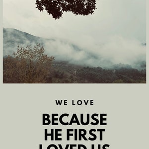 God Loves Us Wallart Encouraging Quote Postcard Wallpaper Hope Trending ...