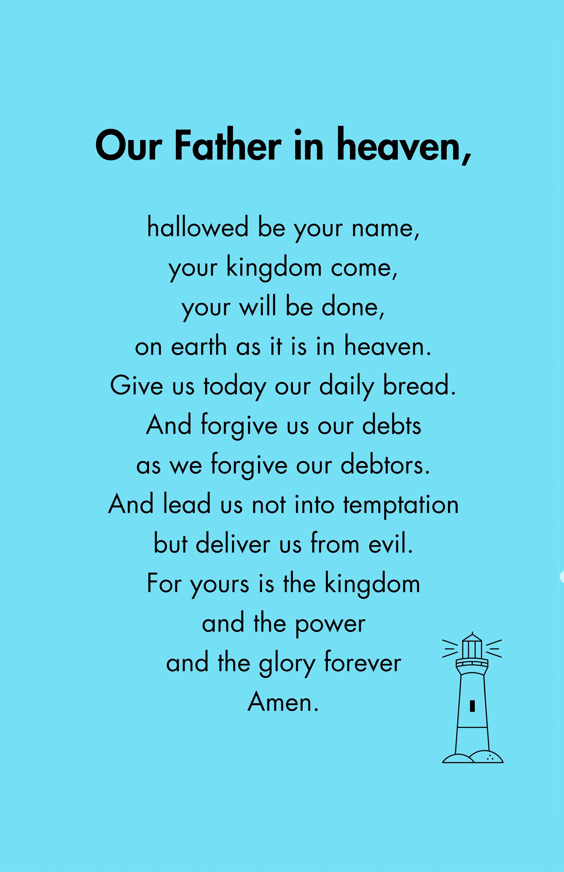 The Lord’s Prayer Our Father in Heaven Bible Jpg Faith Christianity ...