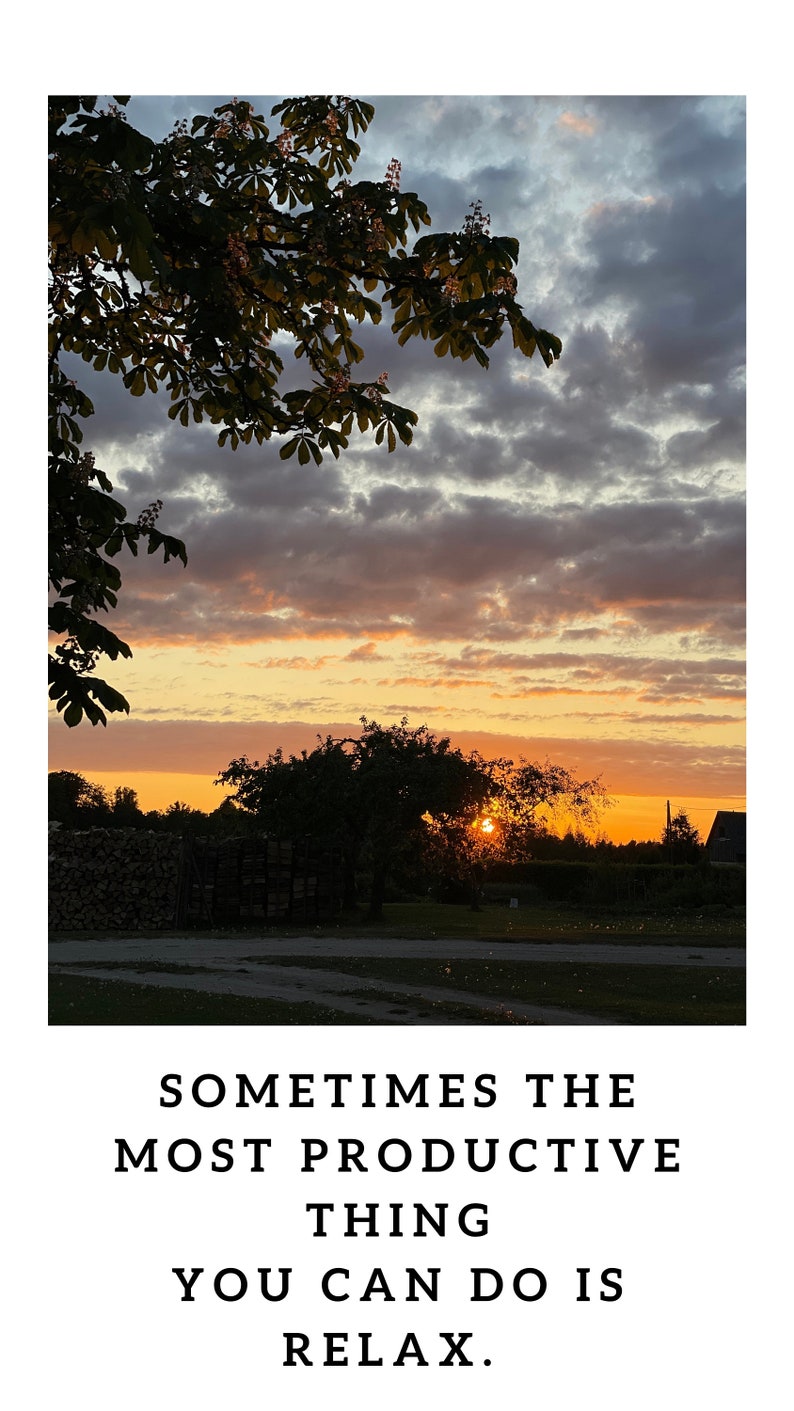 Sunset Landscape Photography Print: Inspirational Wall Art (digital ...