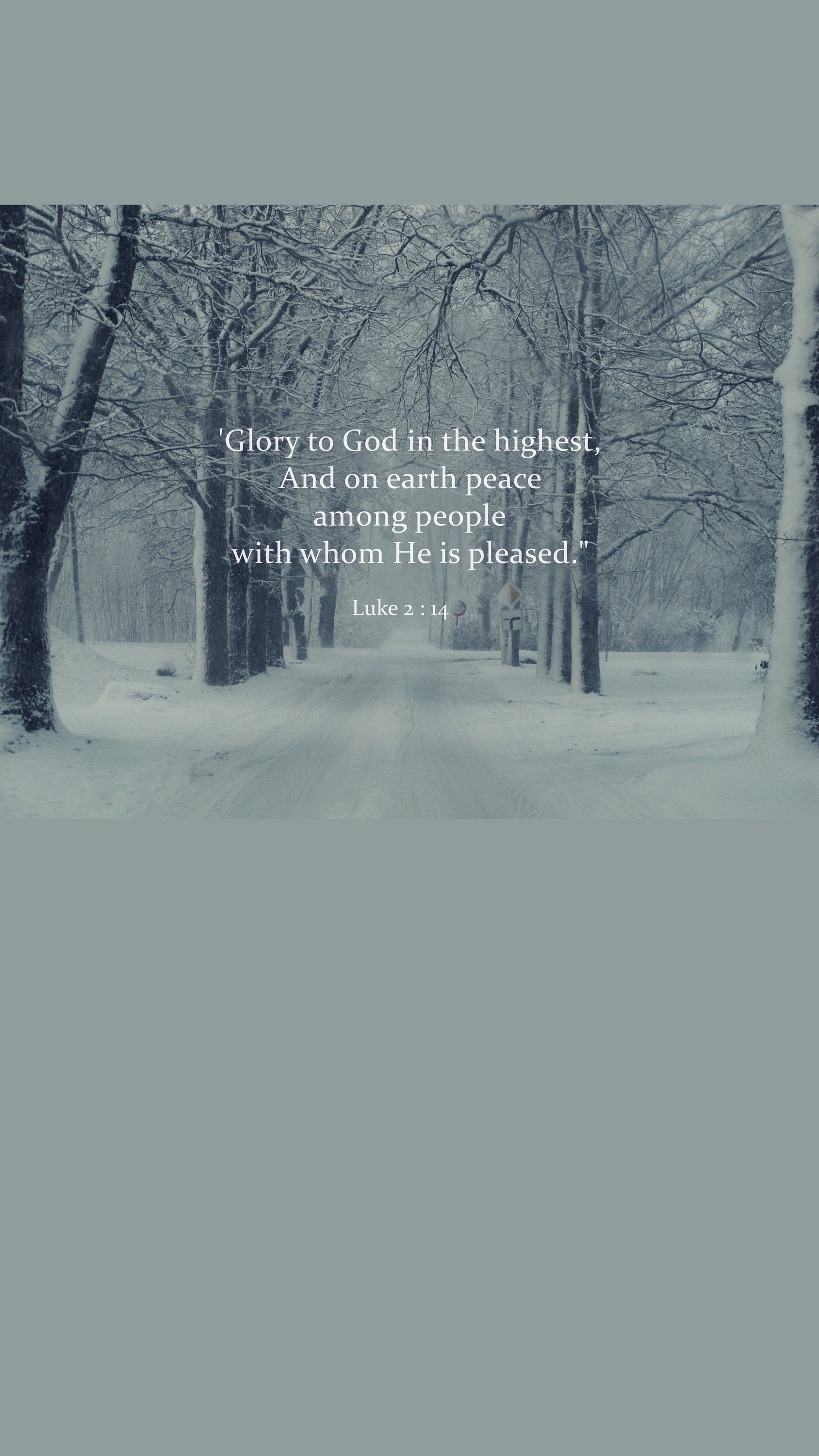 Christmas Card Gospel Bible Verse Scripture Snow Jpg Digital Download ...