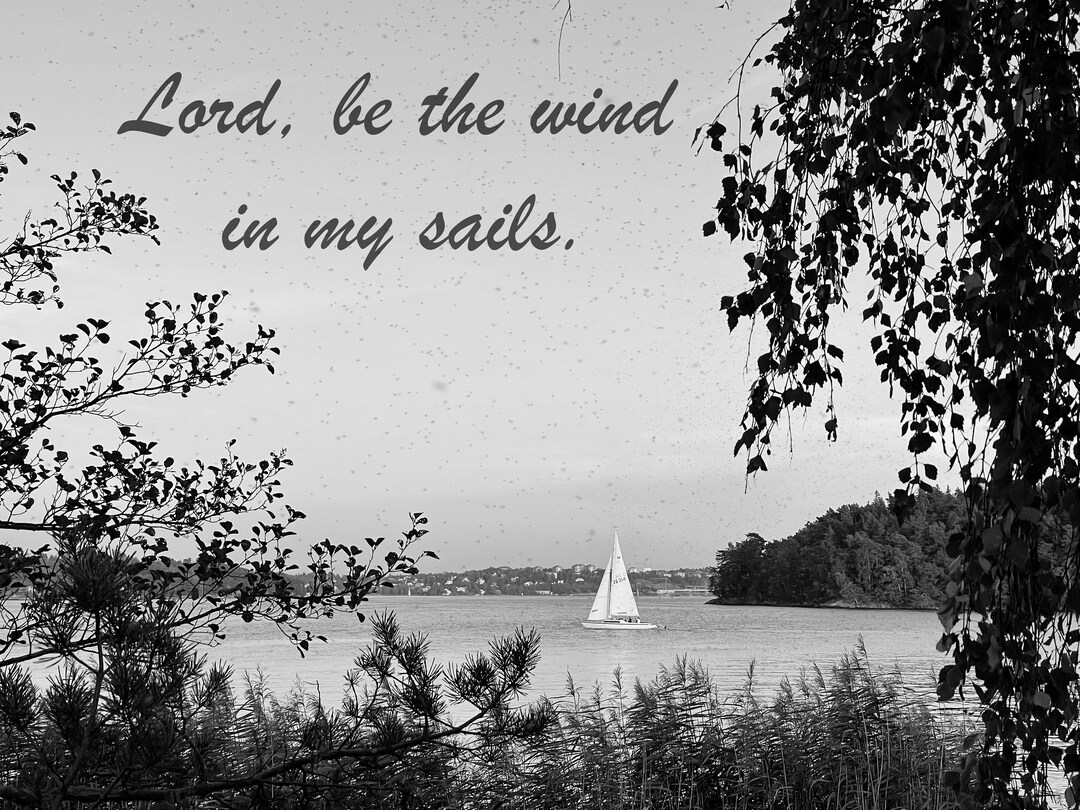 Sailing Yacht Bible Verse Art: Inspirational Sea Print (digital ...