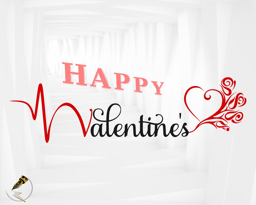 Happy Valentine's SVG, Valentine's Day SVG, Love SVG, Happy Valentine's ...