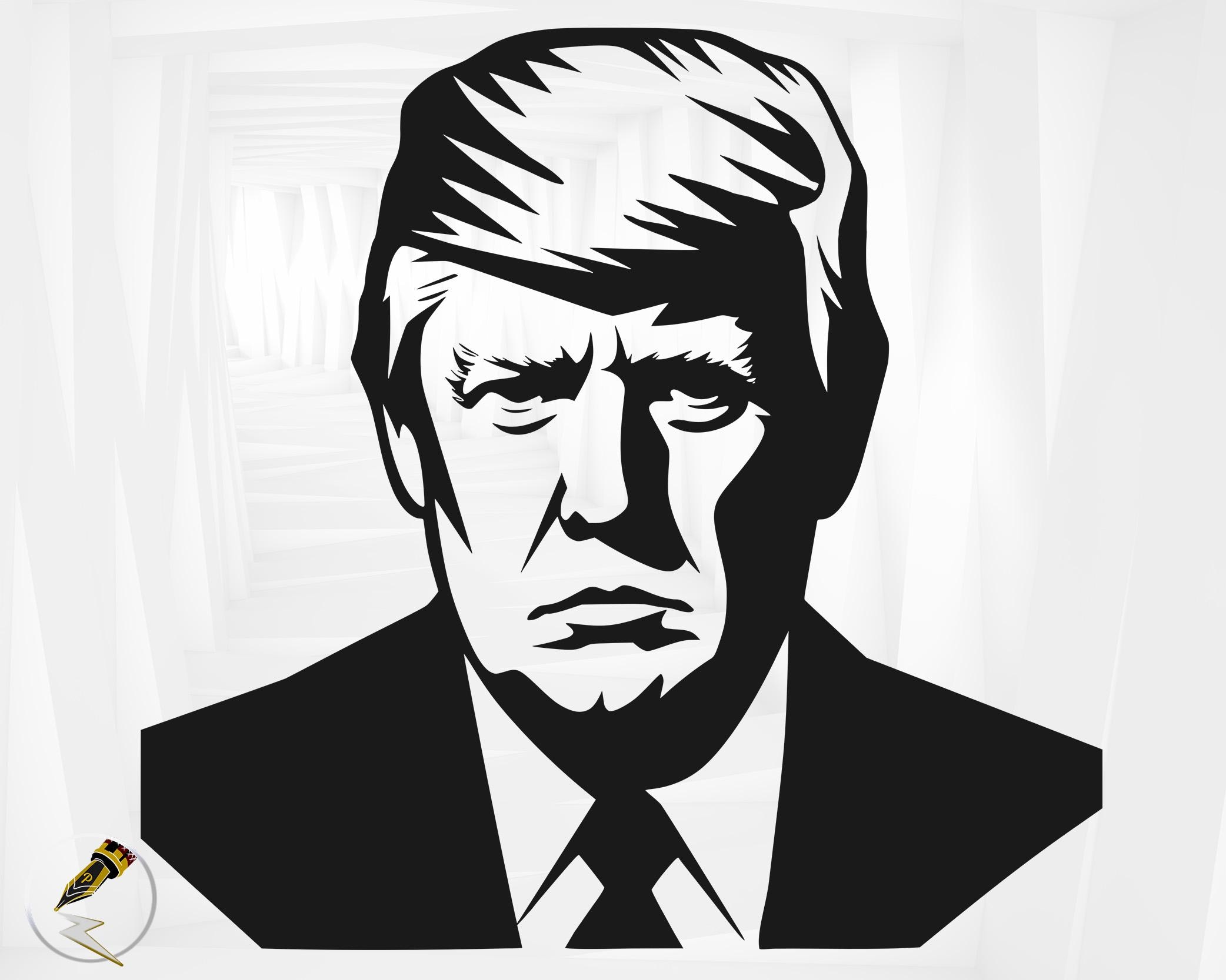 Donald Trump Face SVG, Trump Svg, Donald Trump Face Cut Files, Cricut ...