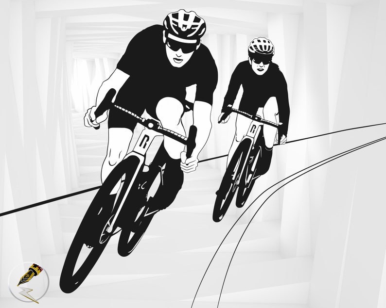 Road Bike SVG Cyclist Svg Road for Cyclist Cut Files - Etsy