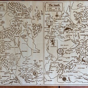 Westeros Map - Etsy