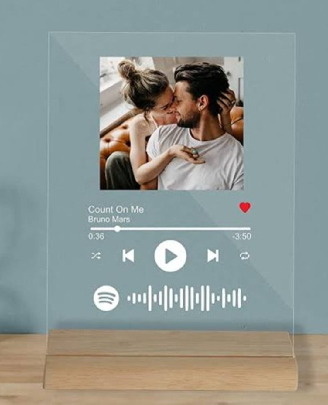 Spotify Picture Frame on Stand - Etsy