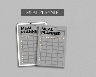 On the Menu Meal Planner Digital Download - Etsy