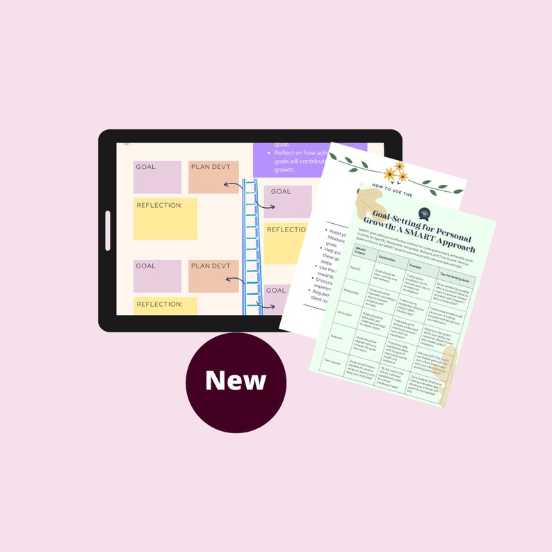 Growth Planner, Goal Setting Worksheet, Personal Development Plan ...