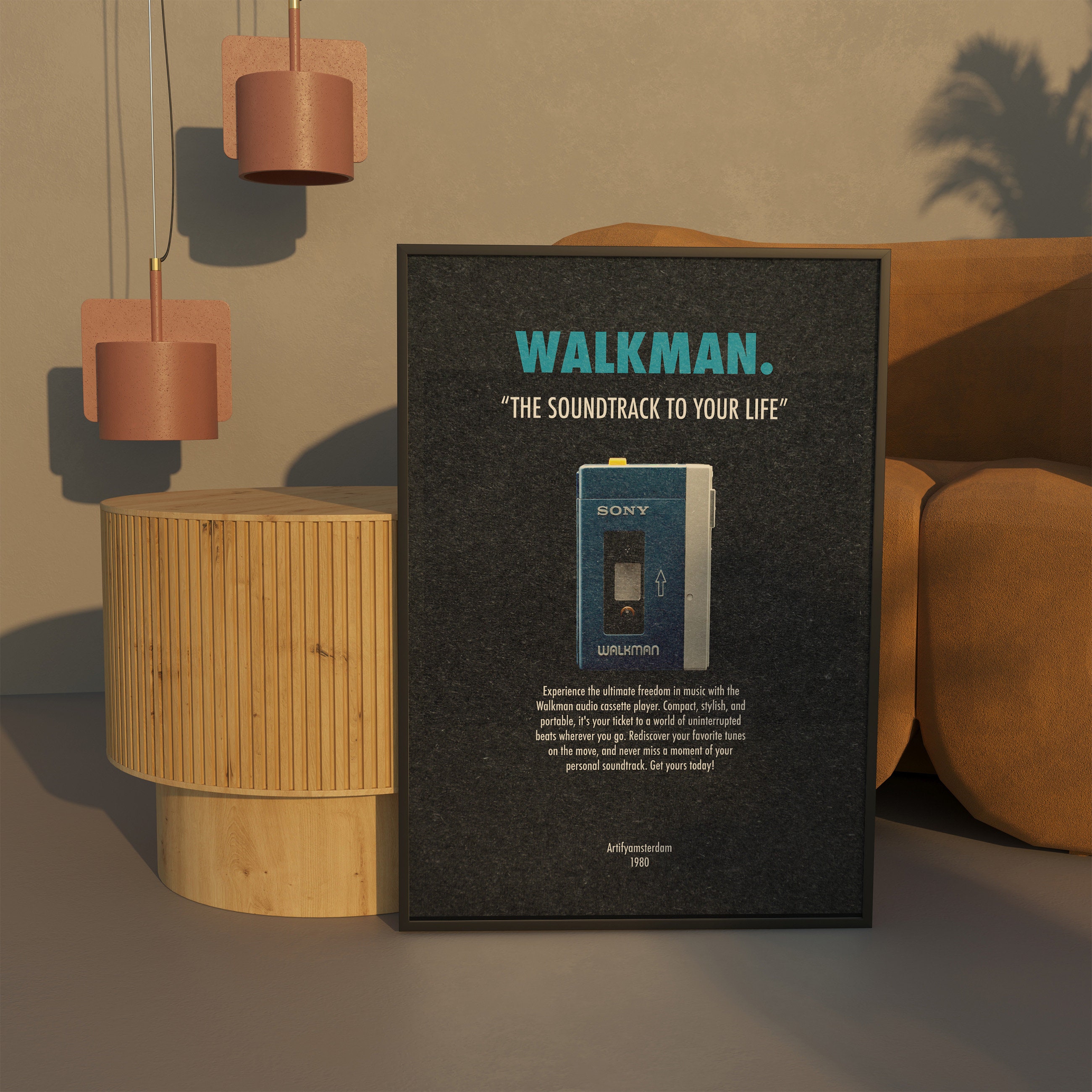 Sony Walkman Poster, 80s Retro Print - Etsy