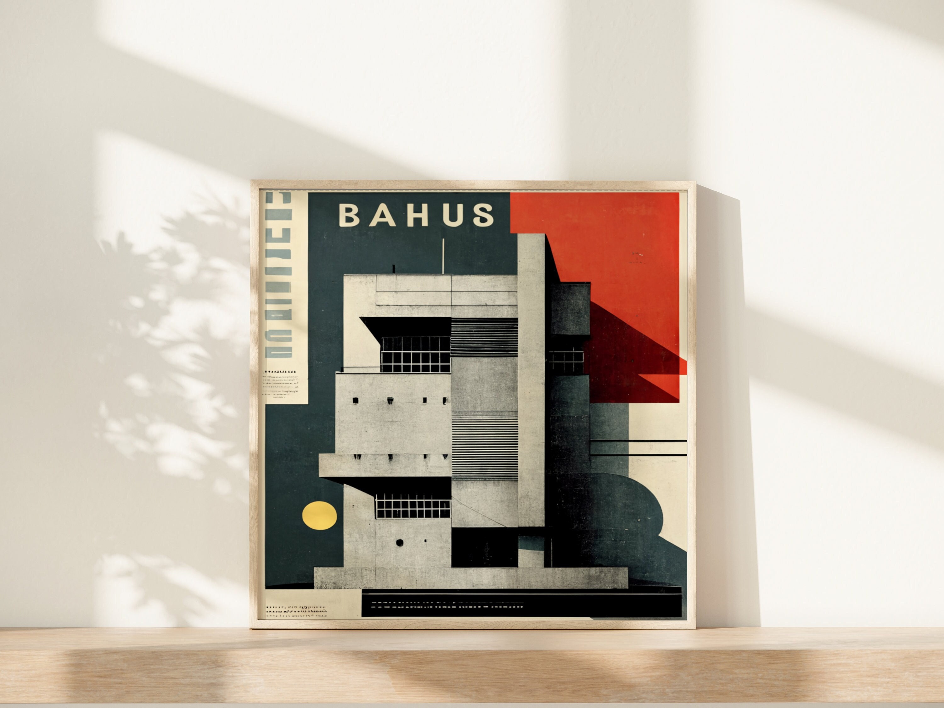 Beautiful Bauhaus Architecture Poster, Poster of Bauhaus Architectural ...