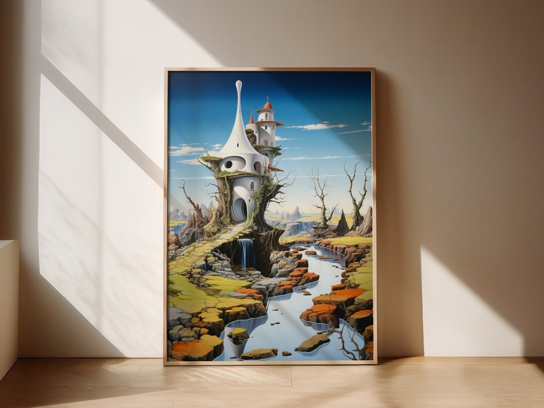 Surrealism Poster, Surrealism Landscape Poster, Surrealism Art ...