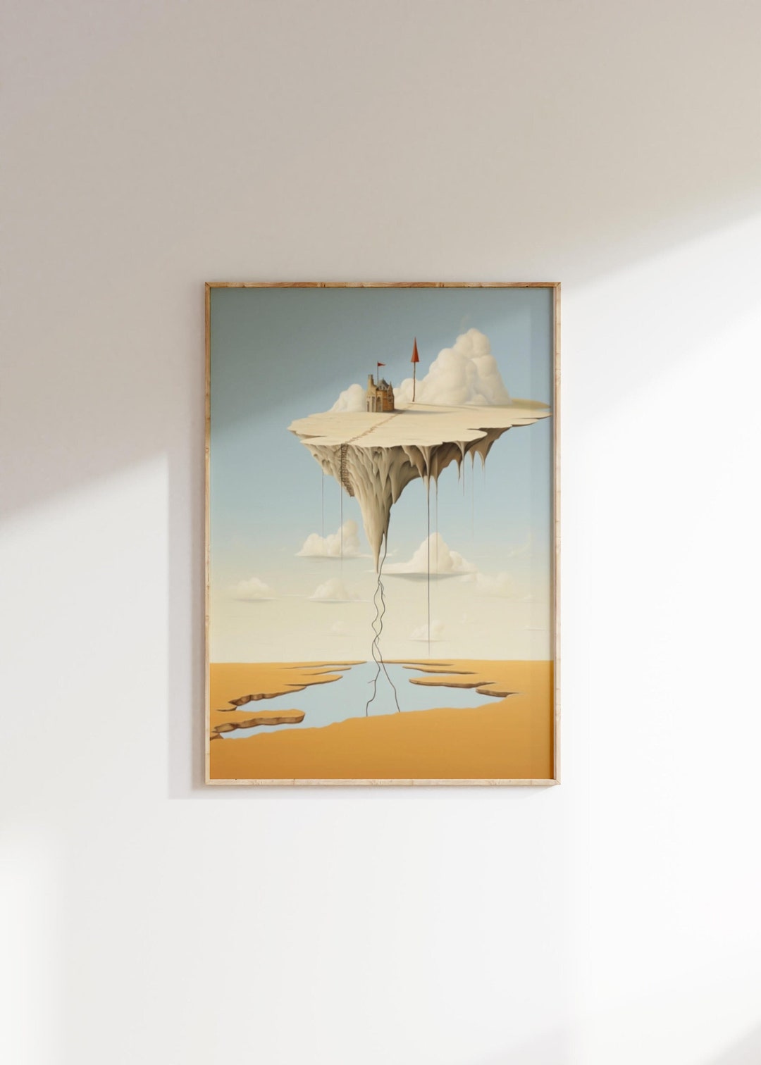 Surrealism Landscape Poster Psychedelic Poster Surrealism - Etsy
