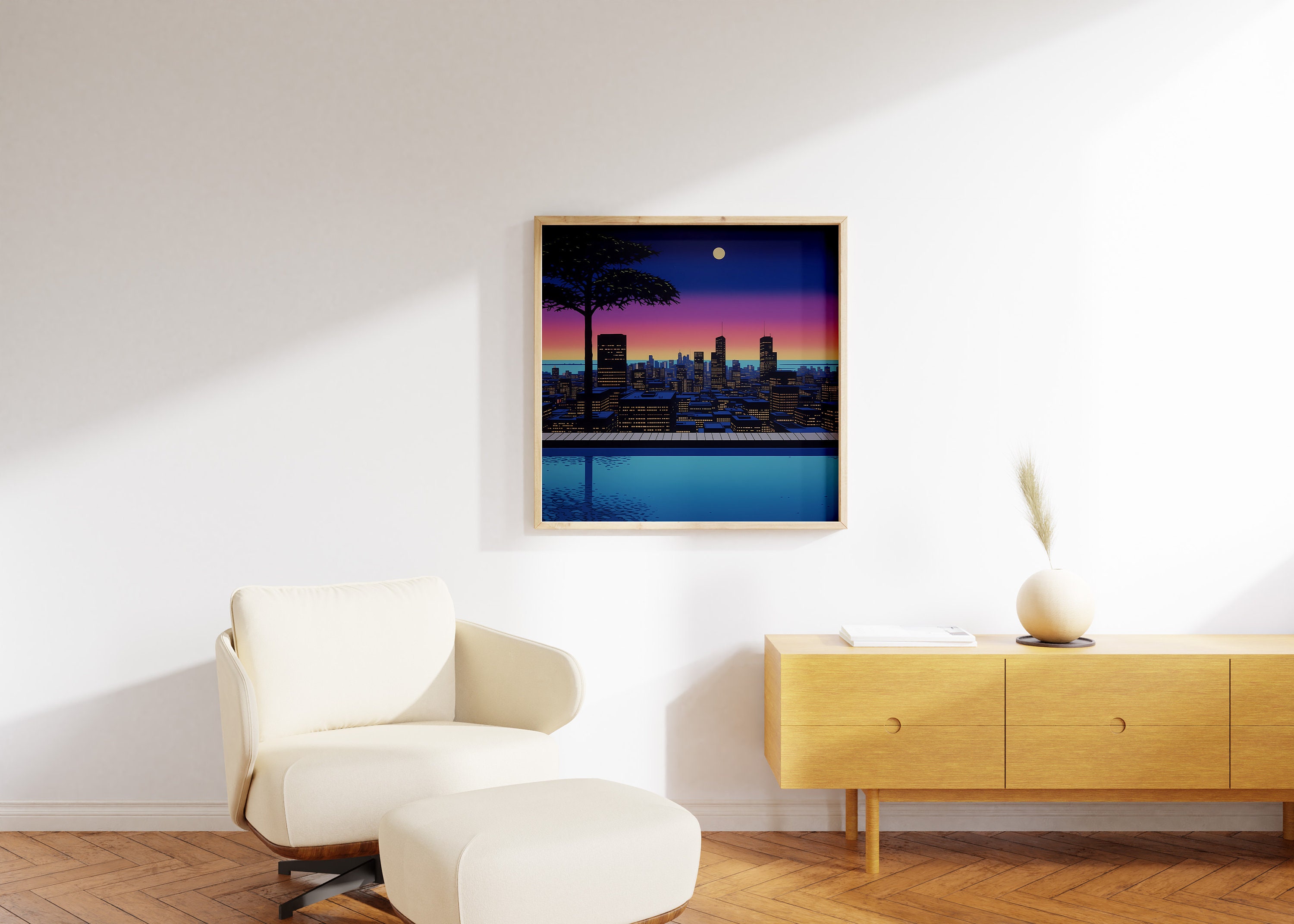 New York City Poster City Pop Style Poster Modern Landscape - Etsy