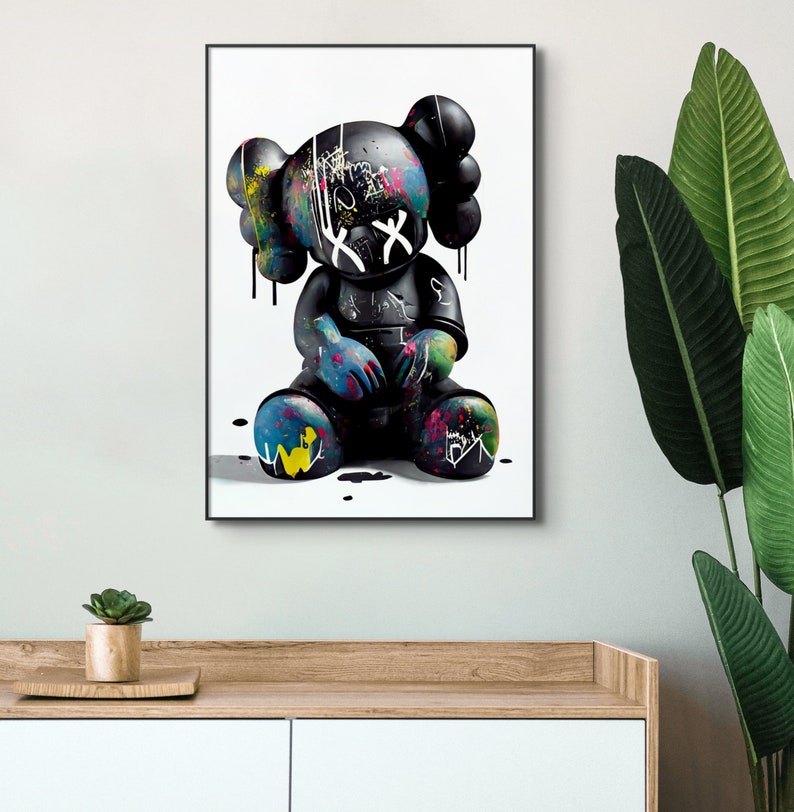 Kaws Poster Kaws Posters Kaws Kaws Art Kaws Wall Art Kaws - Etsy