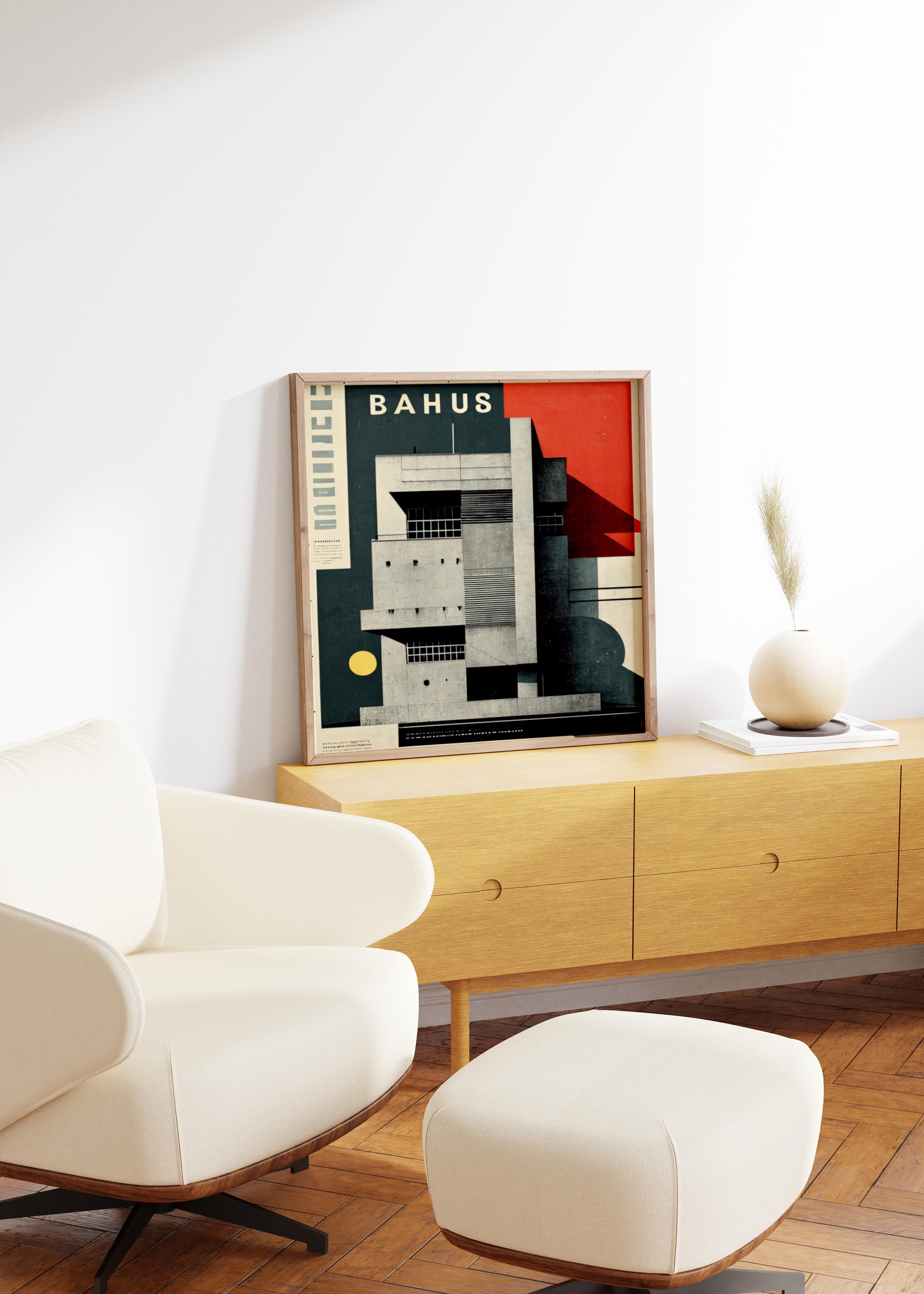 Beautiful Bauhaus Architecture Poster, Poster of Bauhaus Architectural ...