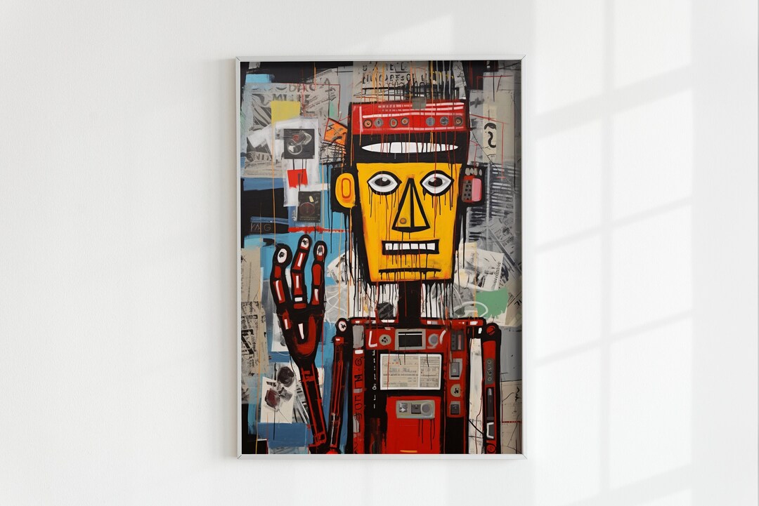 Expressionism Poster, Graffiti Man Design, Neo Expressionism Poster ...