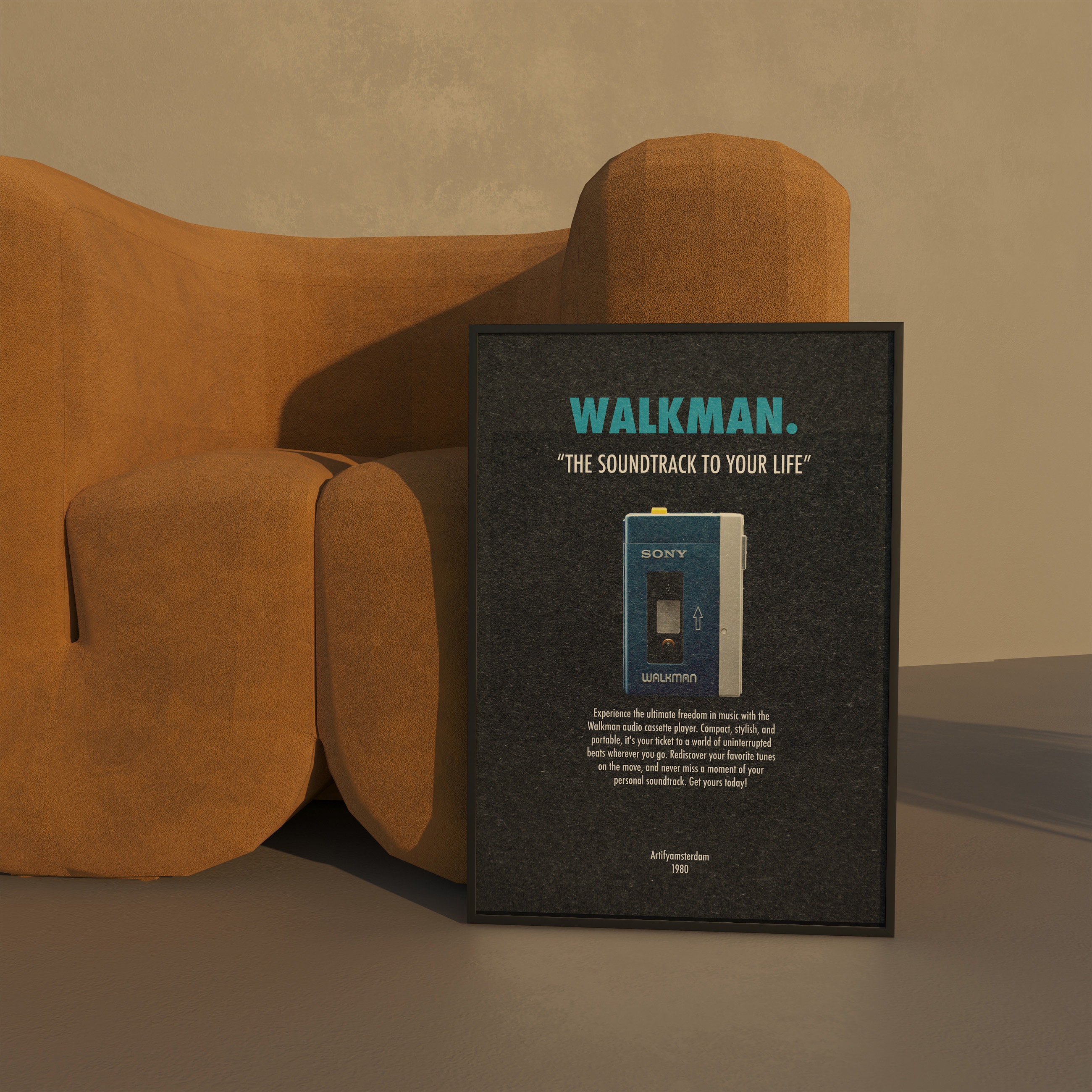Sony Walkman Poster, 80s Retro Print - Etsy
