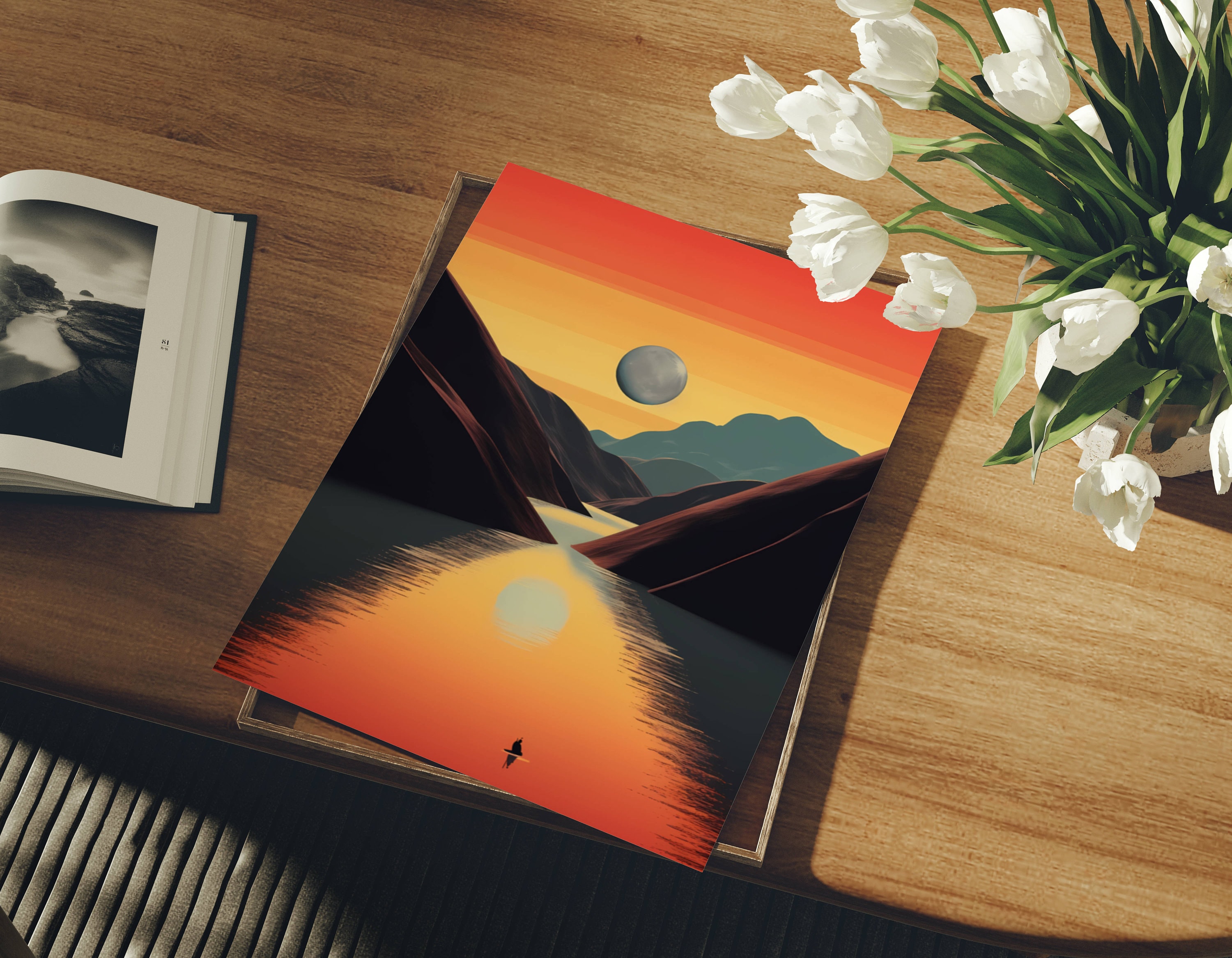 Pop Surrealism Poster, Minimal Surrealism Landscape, Surrealism Poster ...