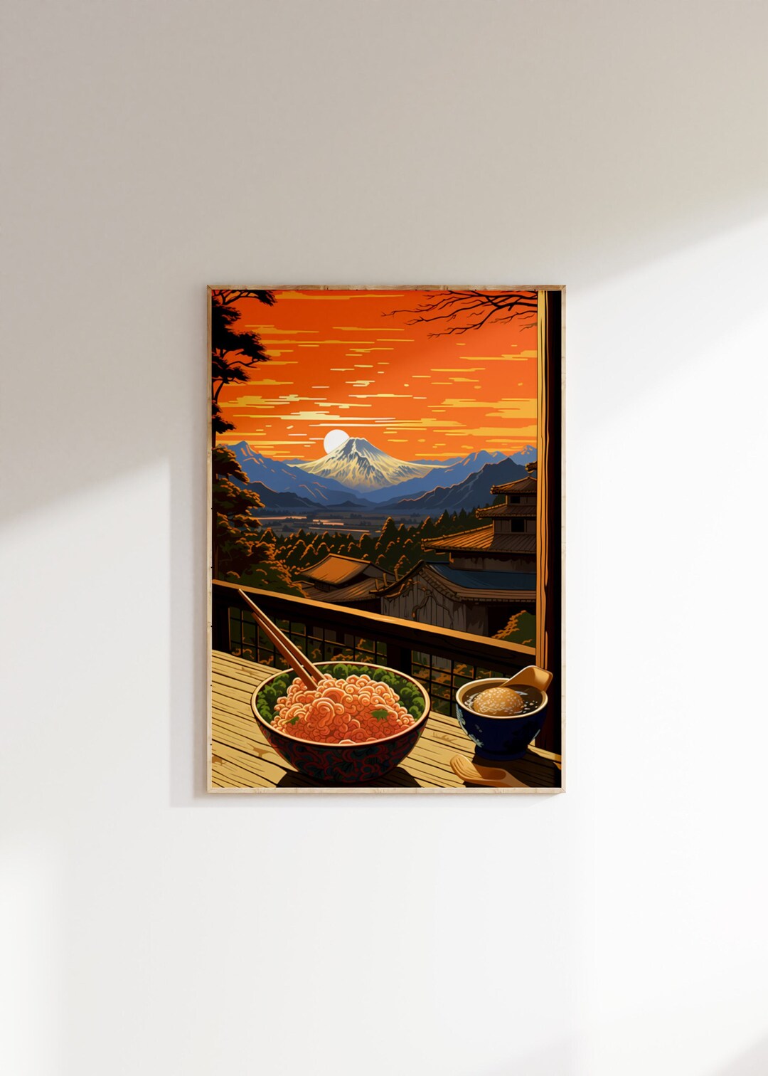 Ramen Poster Tokyo Japan Nature Landscape Japanese Poster - Etsy