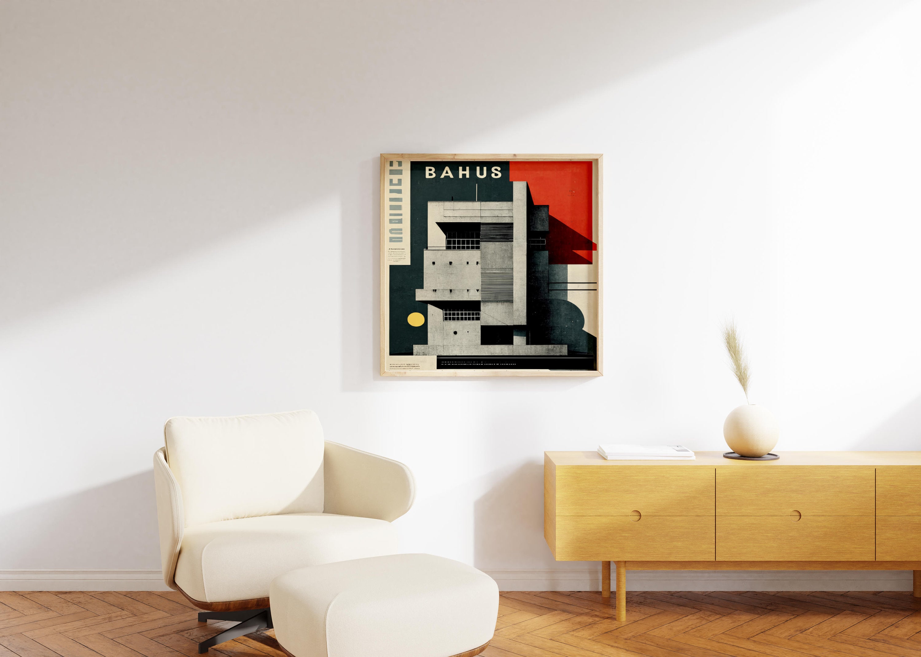Beautiful Bauhaus Architecture Poster, Poster of Bauhaus Architectural ...