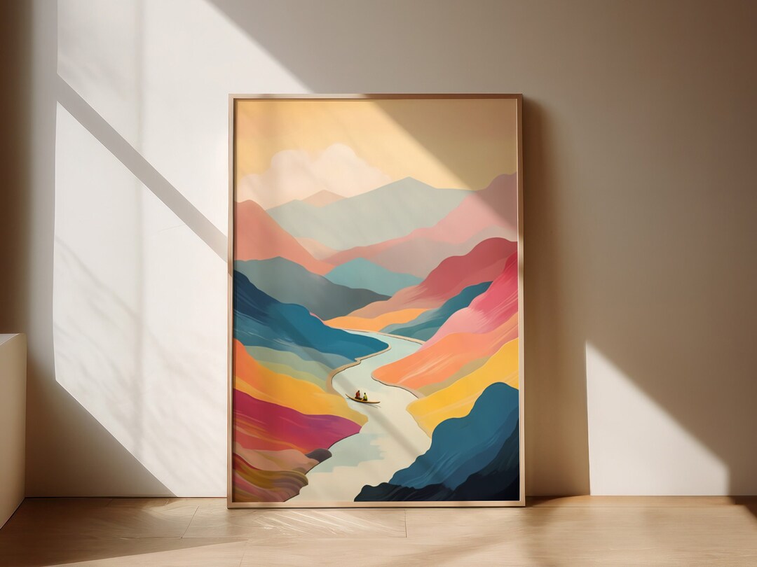 Pop Surrealism Poster, Minimal Surrealism Landscape, Surrealism Poster ...