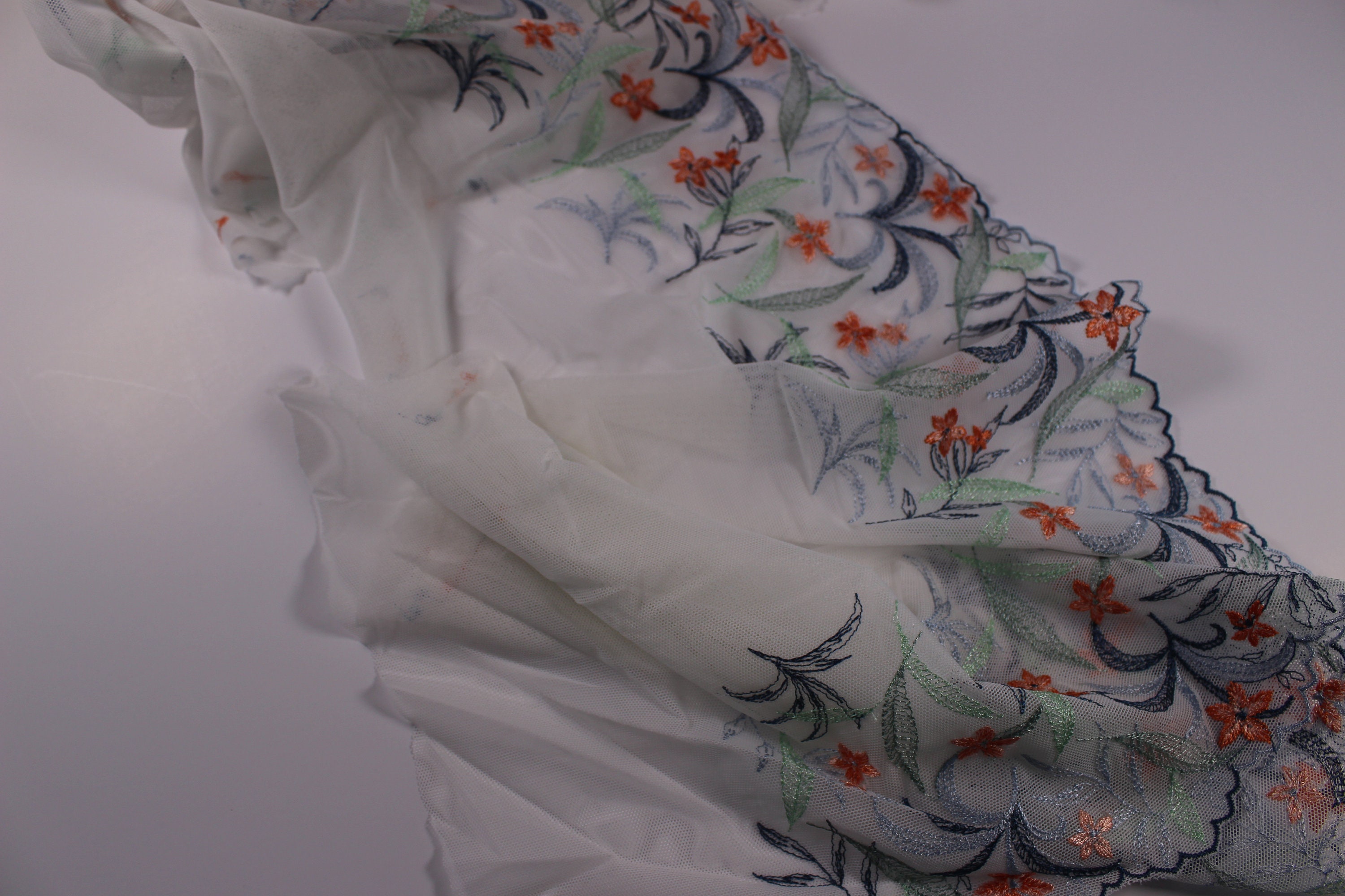 Bra Lace, Stretch Bra Lace, White Bra Mesh, Floral Embroidery - Etsy