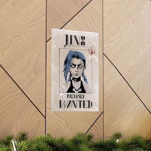 Arcane Jinx Wanted Poster - League of Legends Art Print - Etsy
