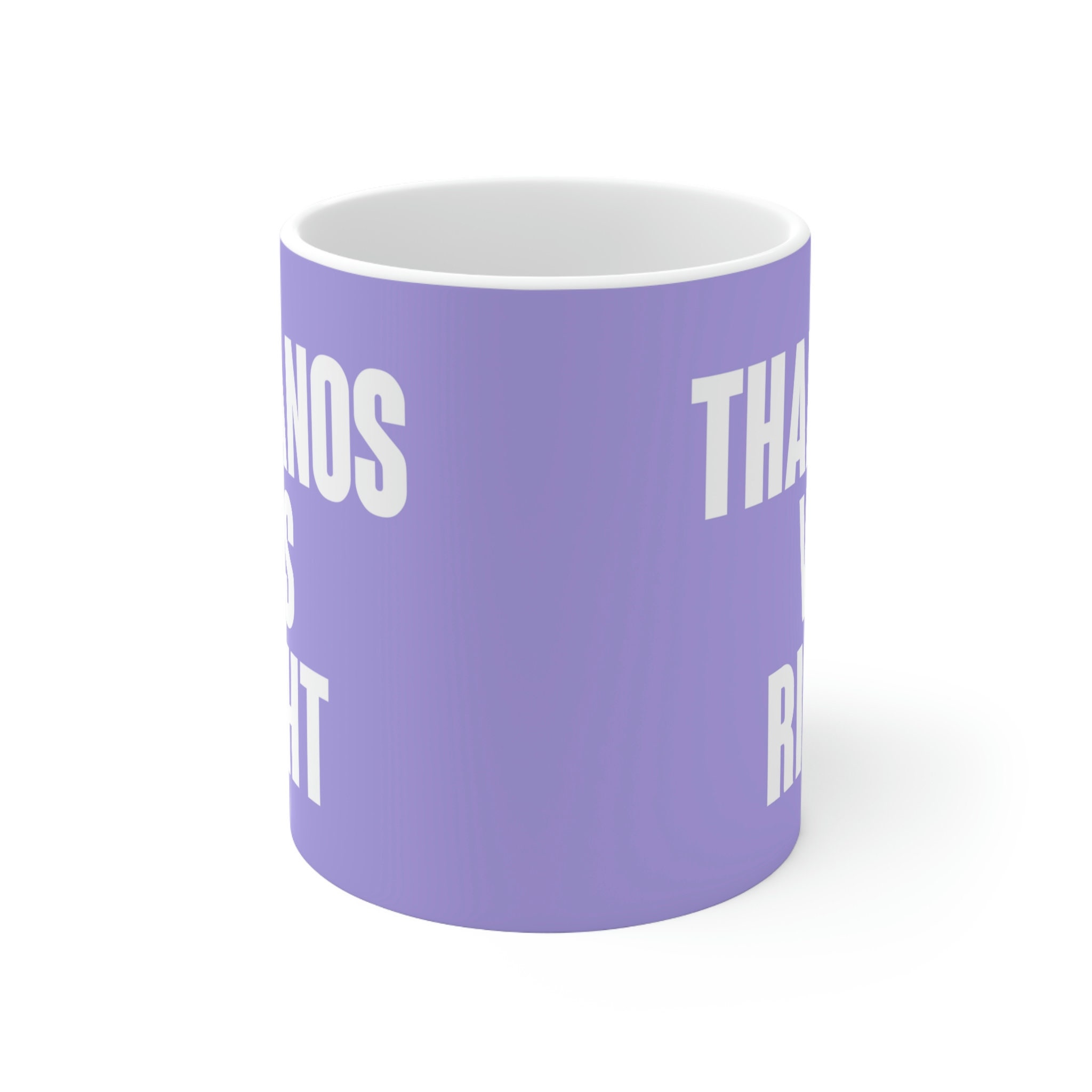 Hawkeye Thanos Was Right Mug, Thanos Coffee Mug, Ceramic Coffee Cup ...