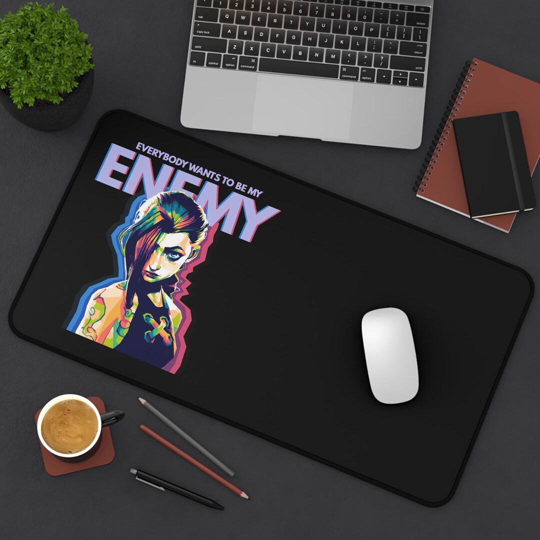 Arcane Jinx Desk Mat: Lol Jinx Skins Collection - Etsy