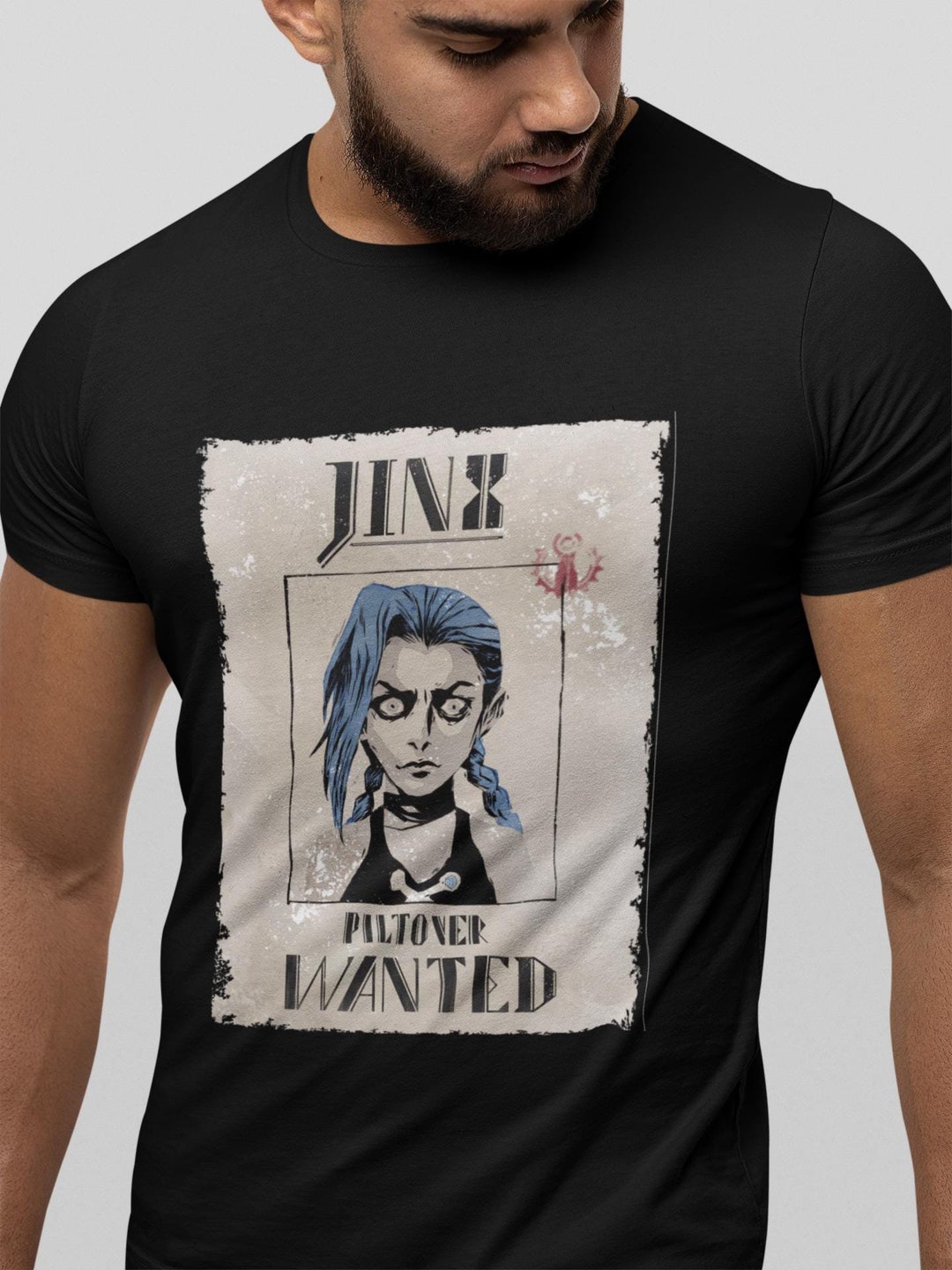 Arcane Jinx Wanted Poster Tee - League of Legends Fan Art - Etsy