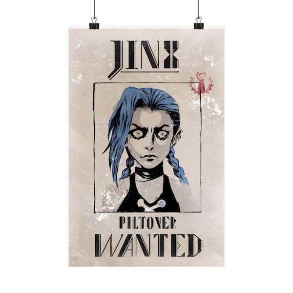 Jinx Wanted Poster - Etsy